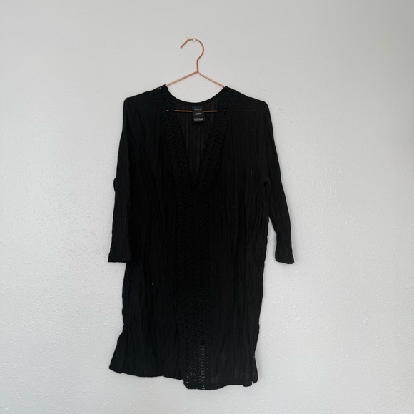 Catalina | Swim | Catalina Black Long Sleeve Swimsuit Cover Up | Poshmark